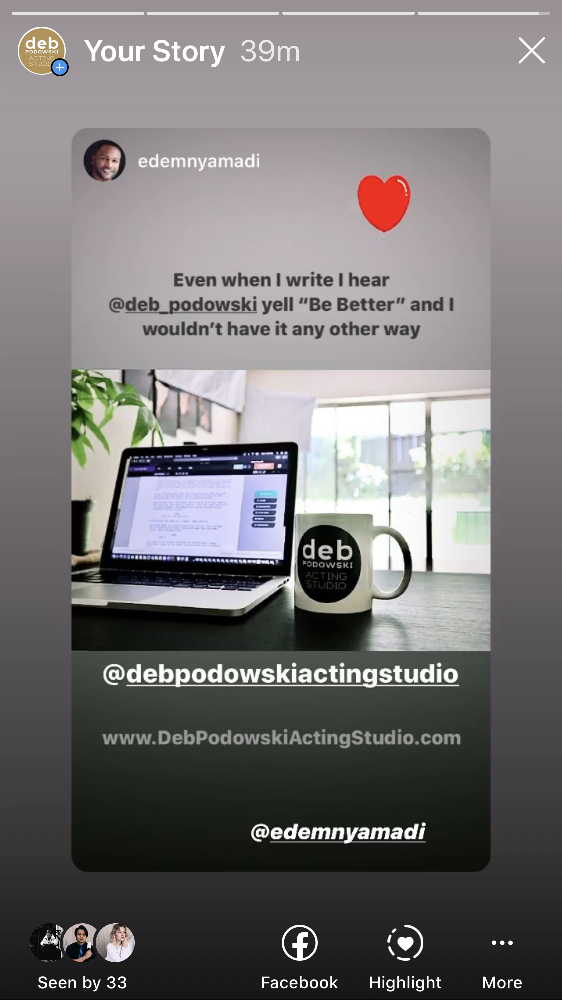 Shop Model Edem mug - Deb Podowski Acting Studio (DPAS)